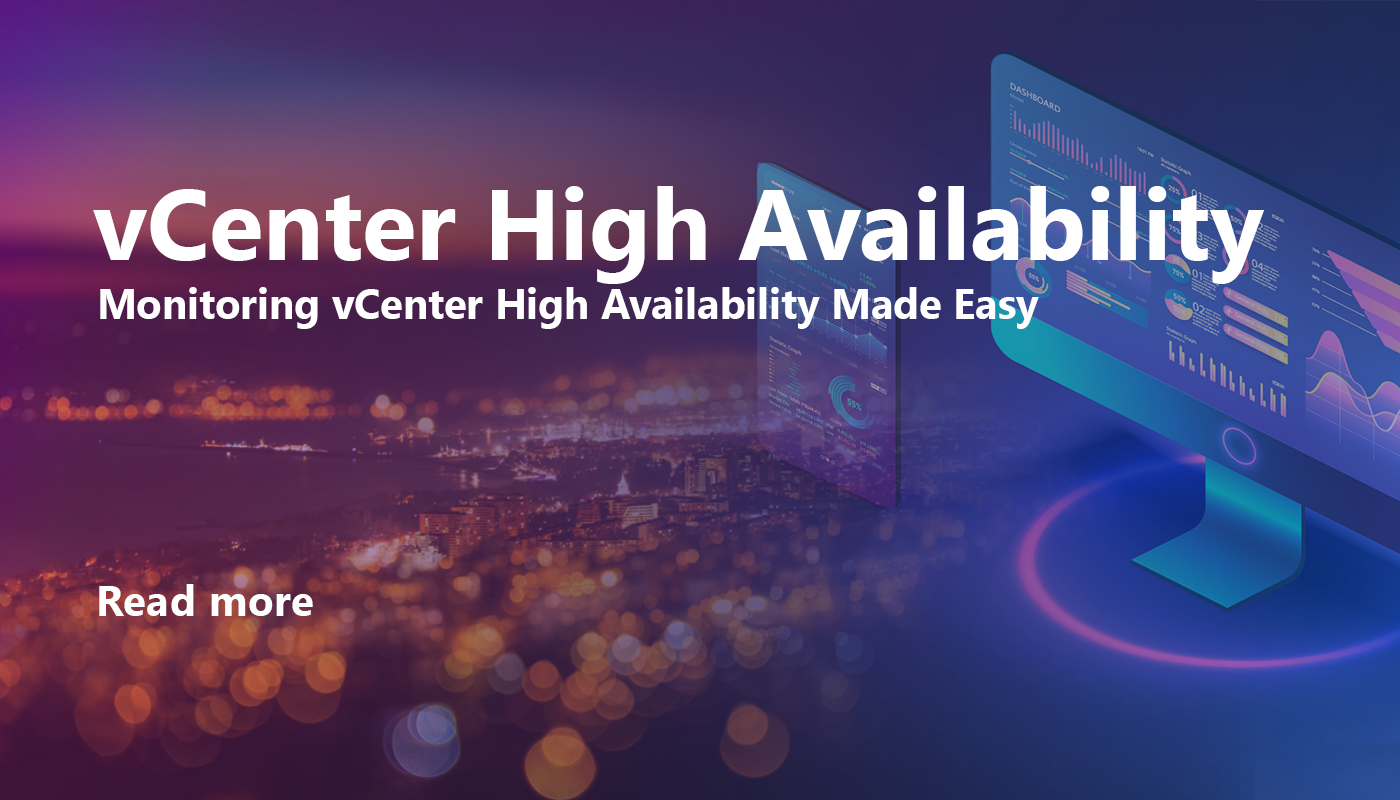 Ensuring vCenter High Availability | NiCE VMware MP for SCO