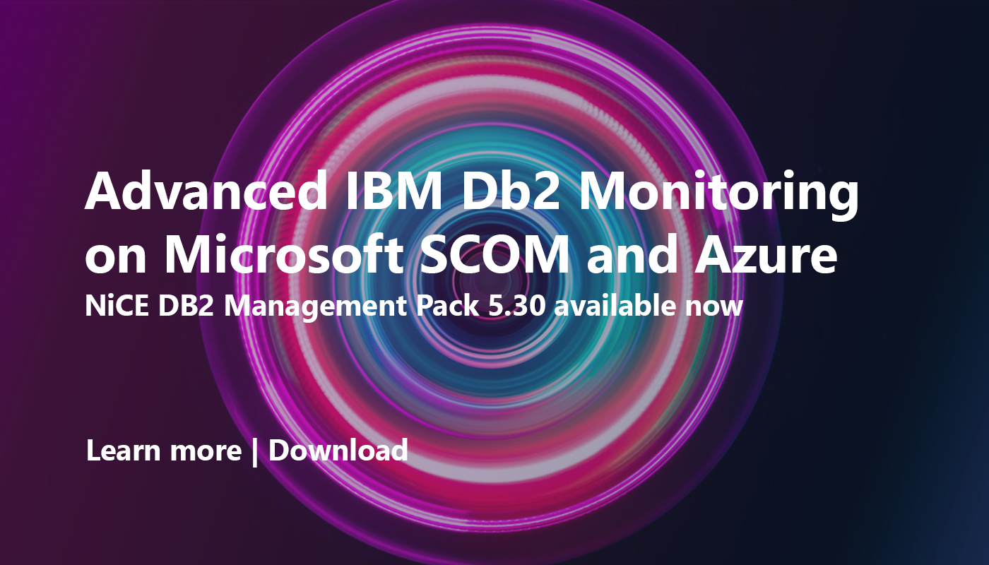 NiCE DB2 Management Pack 5.30 for Microsoft SCOM and Azure