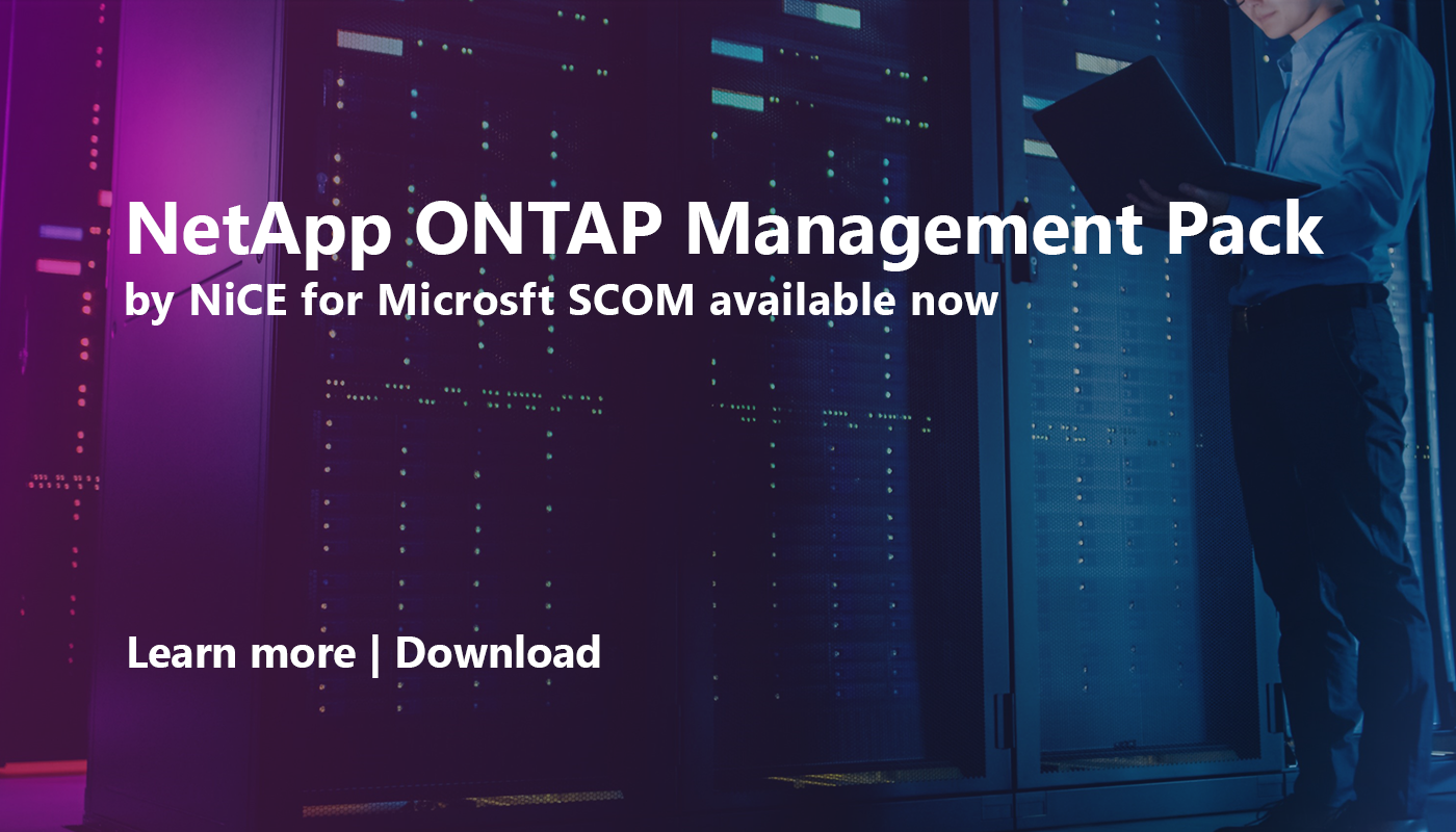NiCE NetApp ONTAP Management Pack | News Post