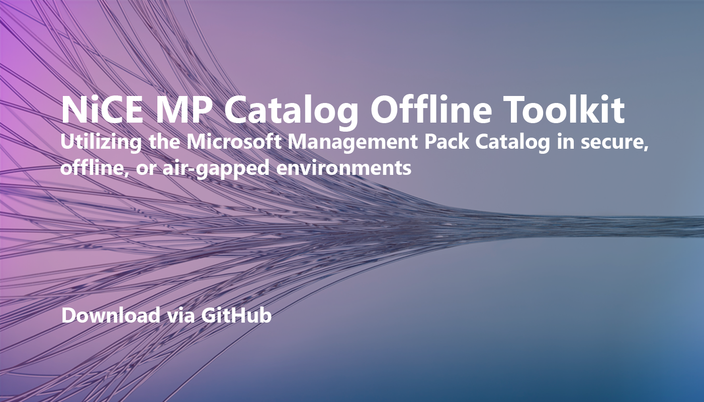 NiCE MP Catalog Offline Toolkit